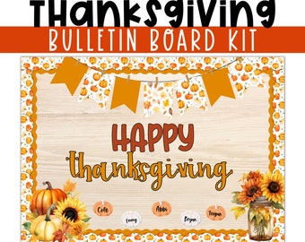 Pastel Ghost Happy Halloween Bulletin Board Kit | Fall Bulletin Board ...