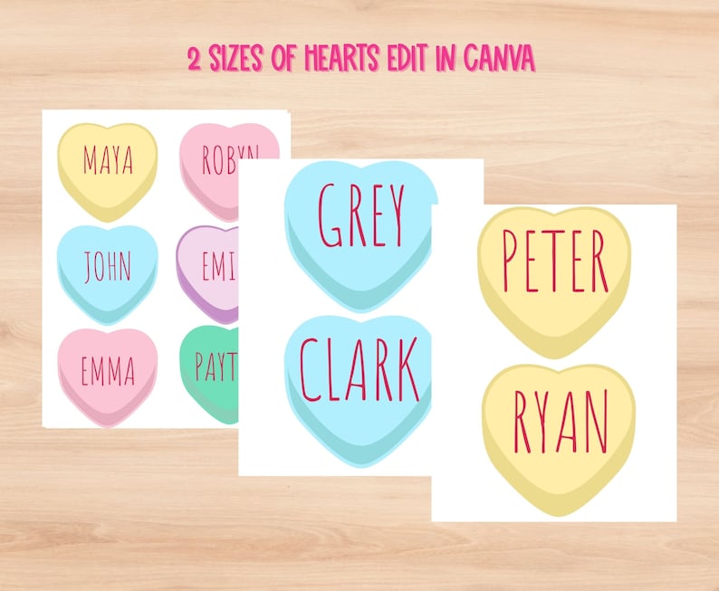 Candy Hearts Our Class is Full of SWEETHEARTS Bulletin Board - Etsy