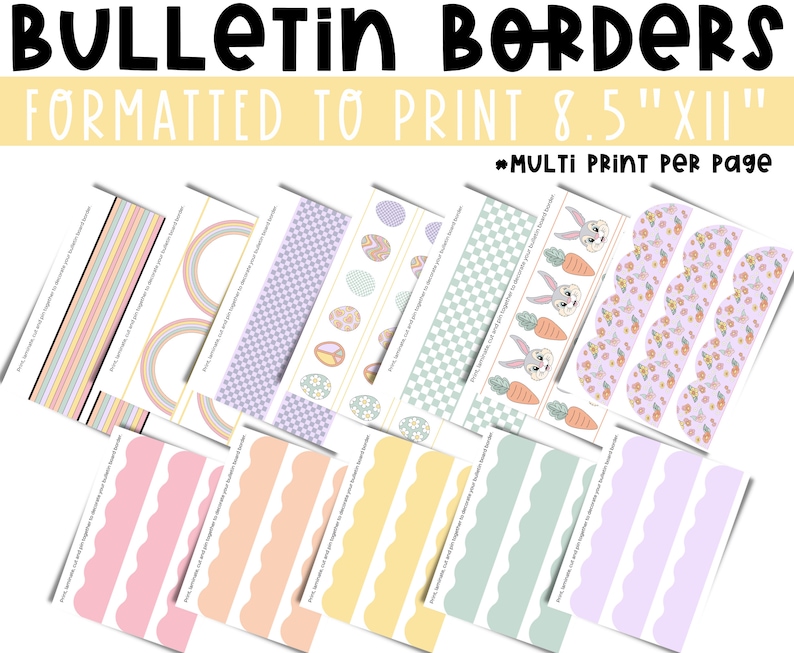 Christian Retro Easter Bunny Spring Bulletin Kit | Groovy Easter ...