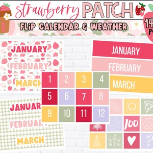 Strawberry Theme Editable CLASSROOM DECOR Bundle | Elementary Classroom ...