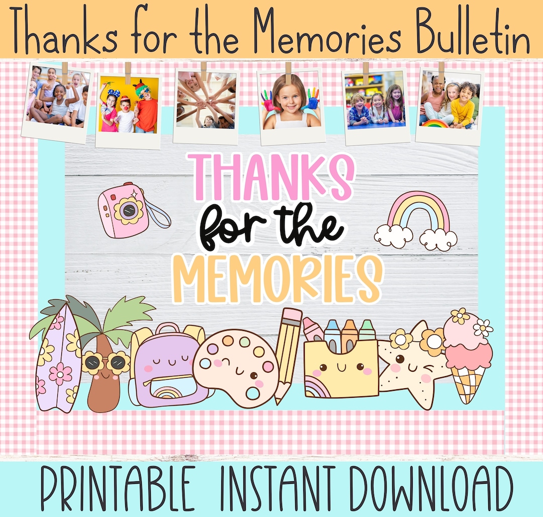 Summer Vacation Bulletin Board Kit | Easy and Modern Classroom ...