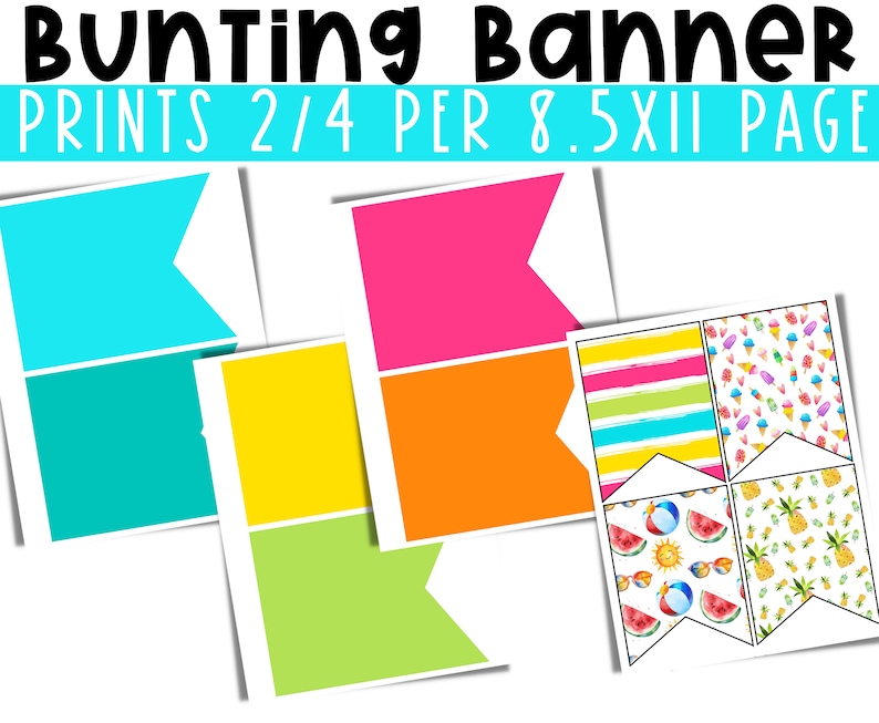 Bright Summer Paradise Editable Bulletin Board Kit | Elementary ...