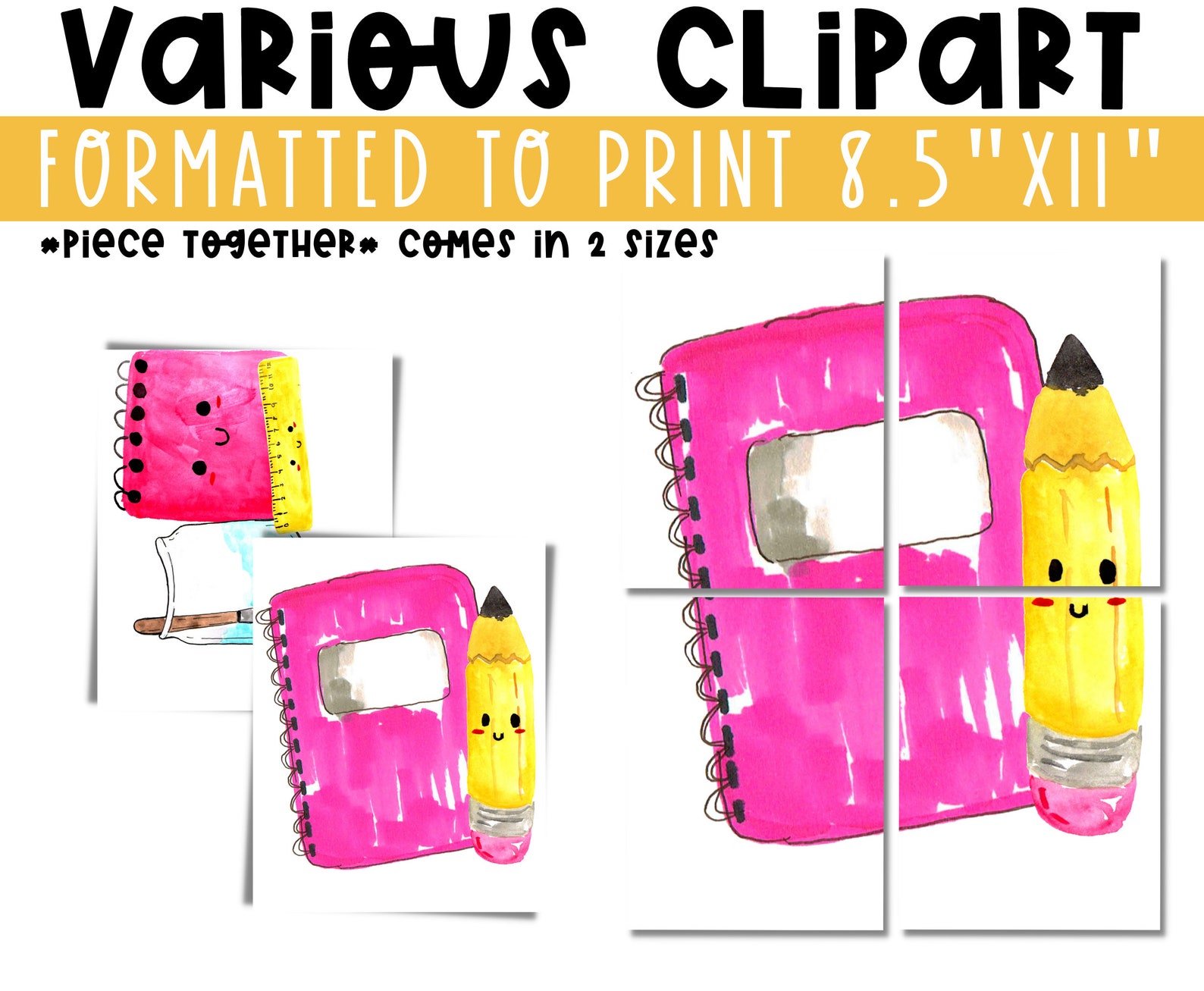 Sharp Students Bright Bulletin Kit. Class Bulletin Board. - Etsy