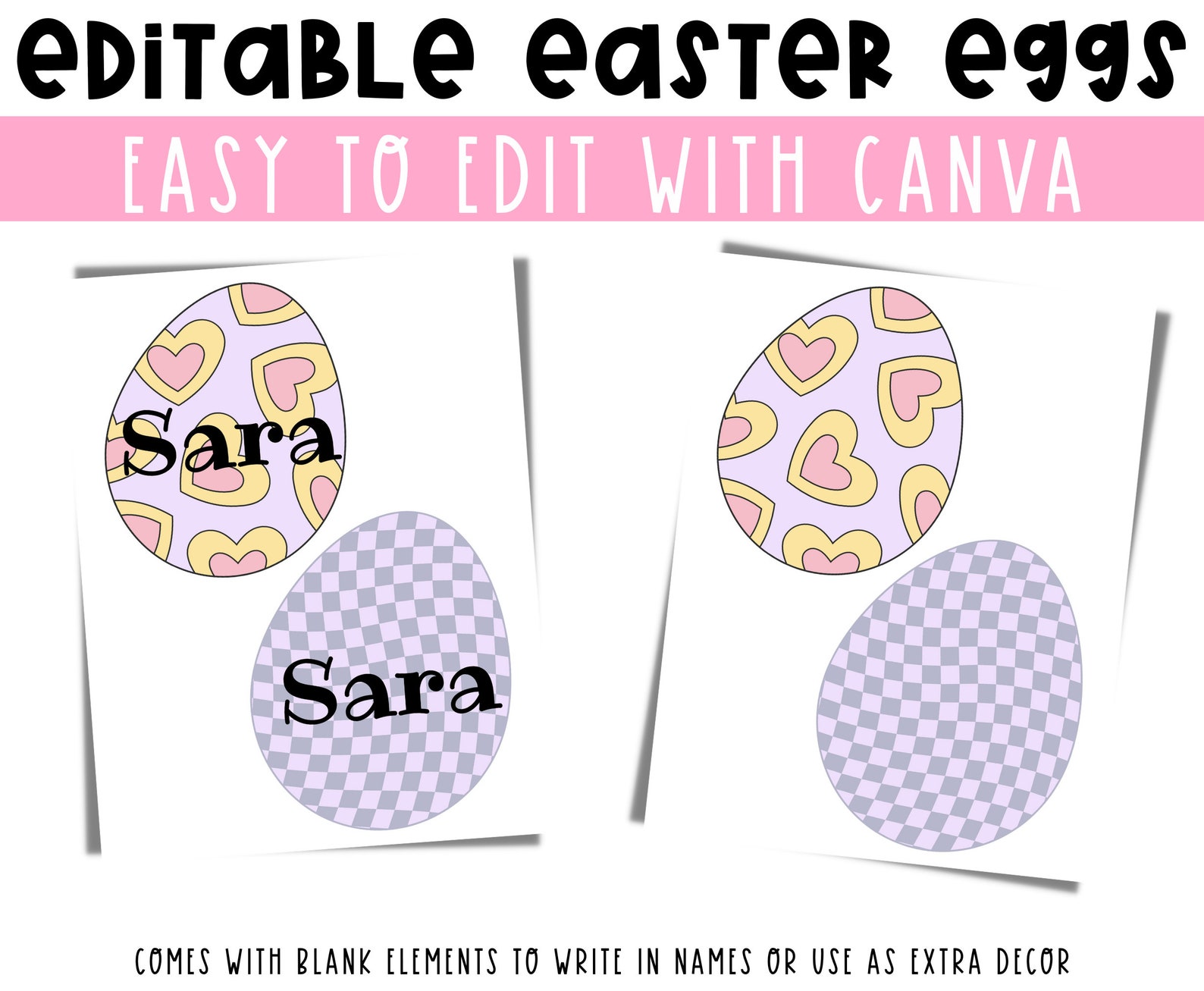 Retro Easter Peeps Spring Bulletin Kit | Retro Easter Bulletin Kit ...