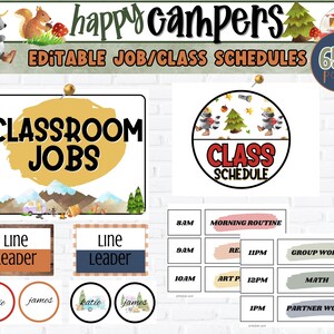 Summer Camp Theme CLASSROOM DECOR Bundle | Elementary Classroom Decor ...