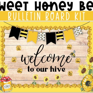 Honey Bee Bulletin Board Kit | Editable Honey Bee Bulletin Board Kit ...