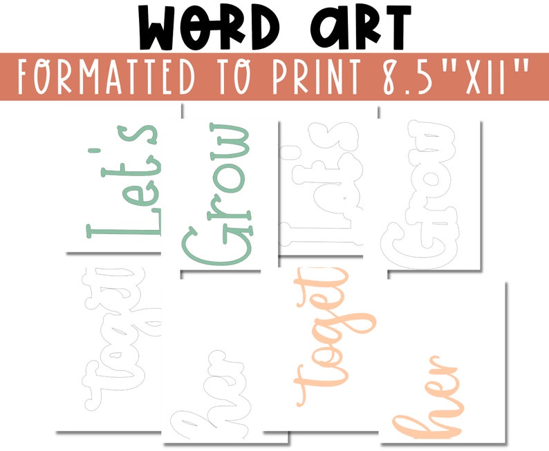 Boho Cacti Back to School Bulletin Board Kit Easy and Modern - Etsy