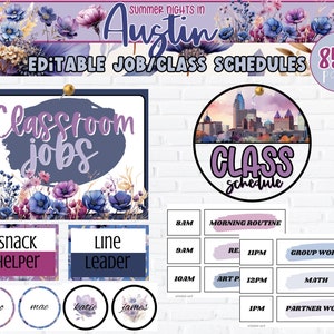 Moody Floral Editable CLASSROOM DECOR Bundle | Elementary Classroom ...