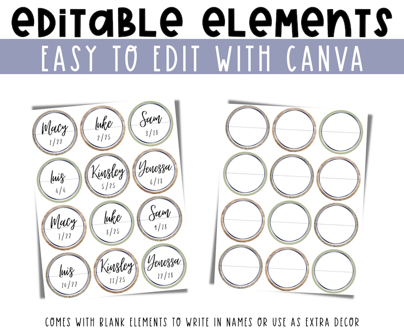 Boho Plants Classroom Birthday Display Plant Theme Classroom - Etsy