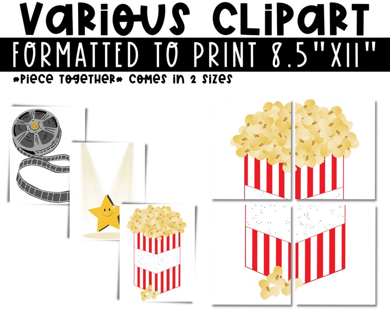 You're a Star Movie Star Themed Bulletin Board Kit DIY - Etsy