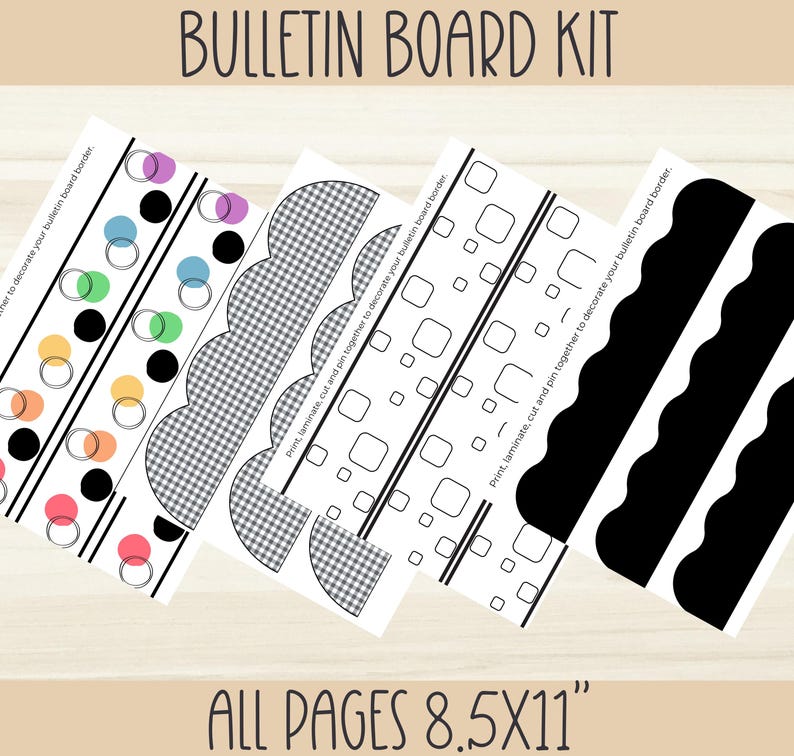 New Year Affirmation Bulletin Board Kit | Printable Bulletin Borders ...