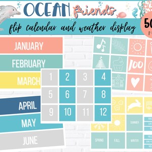 Ocean Sea Life Editable CLASSROOM DECOR Bundle | Elementary Classroom ...