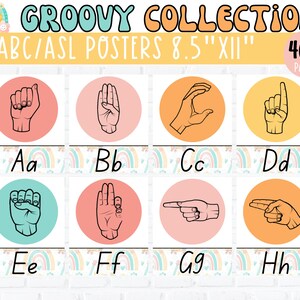 Groovy CLASSROOM DECOR Full Bundle Meet the Teacher | Shapes | Abc's ...