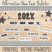 New Year Affirmation Bulletin Board Kit | Printable Bulletin Borders ...