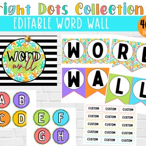 Bright Dots CLASSROOM DECOR Full Bundle Meet the Teacher | Shapes | Abc ...