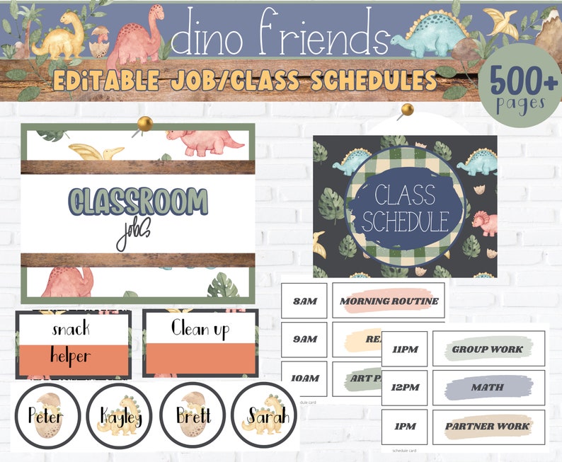 Dino-mite Classroom Decor Bundle: Roar Into Learning Fun With ...