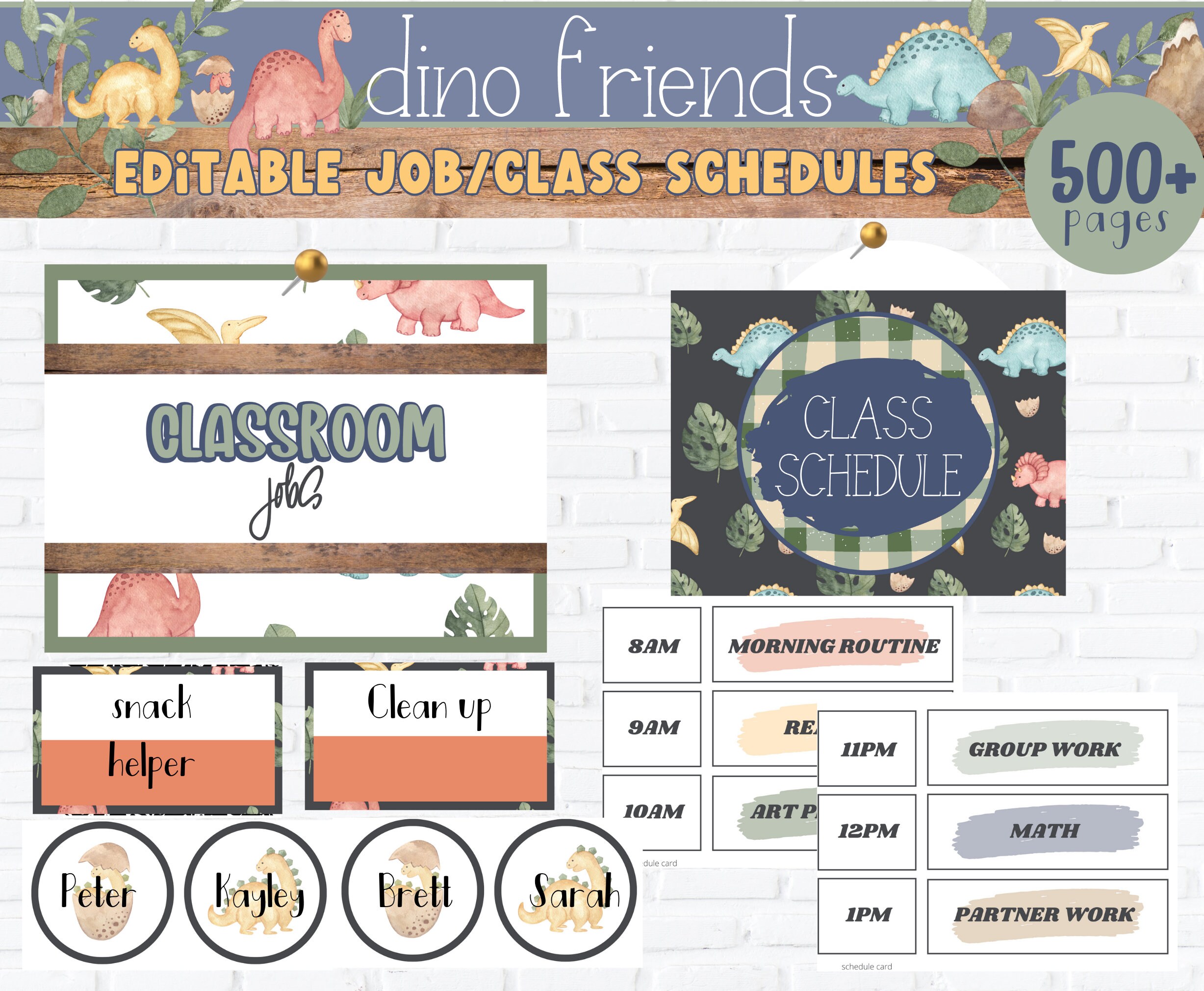Dino-mite Classroom Decor Bundle: Roar Into Learning Fun With ...