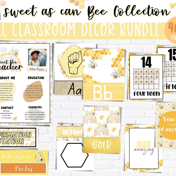 Bee Classroom Decor - Etsy