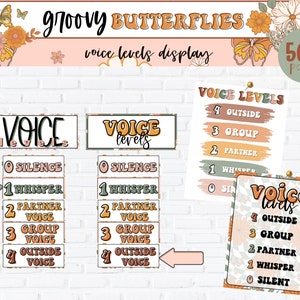 Groovy Butterfly Editable CLASSROOM DECOR Bundle | Elementary Classroom ...