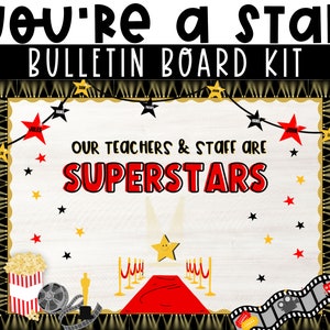 You're a Star Movie Star Themed Bulletin Board Kit | DIY Classroom ...