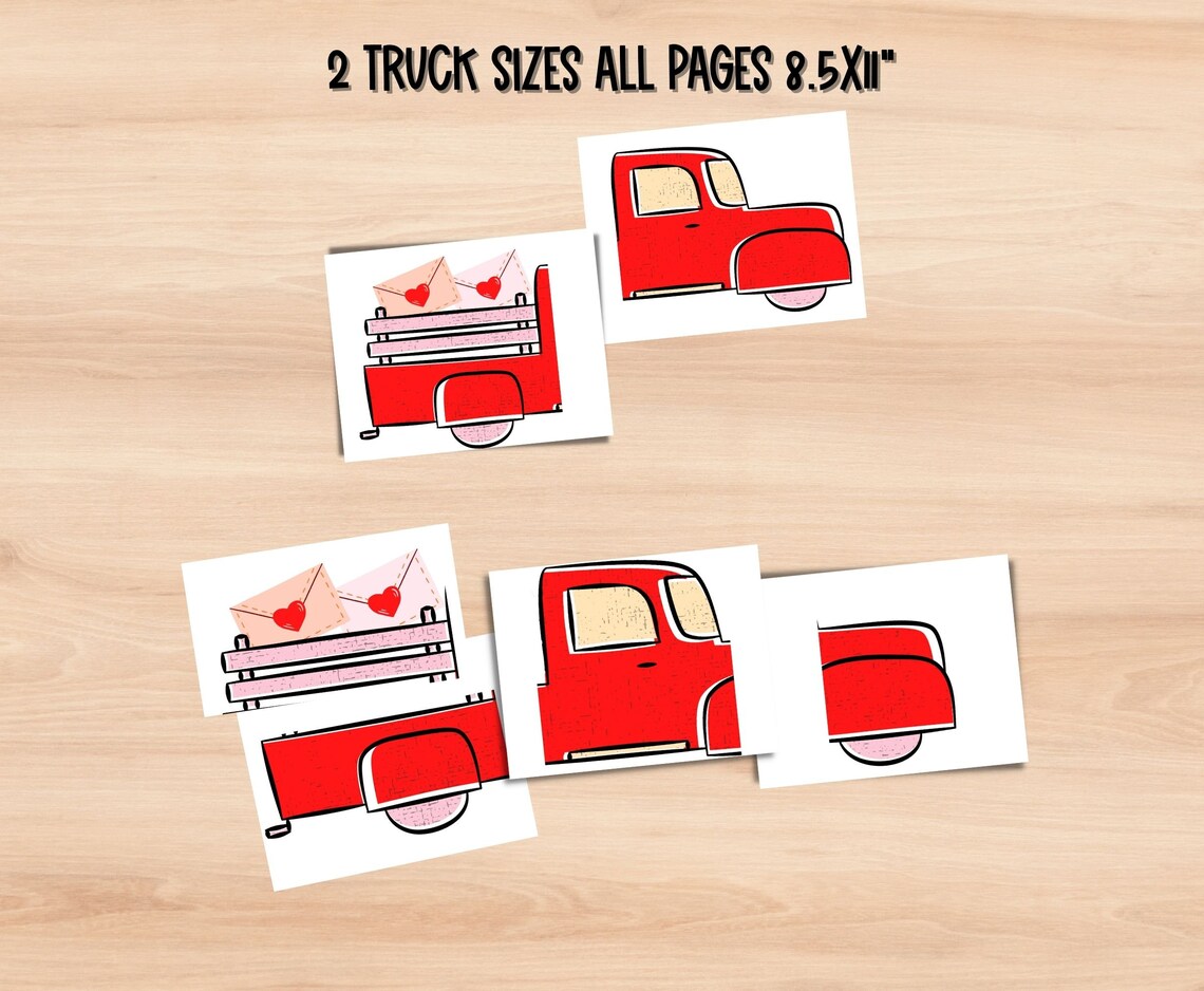 Loads of Love Valentines TRUCK Bulletin Board Kit Printabel Classroom ...