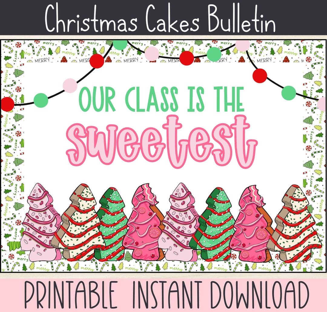 Pink Christmas Cake | Christmas Tree Cakes Bulletin | Christmas ...