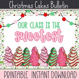Pink Christmas Cake | Christmas Tree Cakes Bulletin | Christmas ...