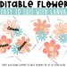 Boho Flower Bus Theme Editable Bulletin Board Kit Modern - Etsy