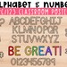 Bulletin Board Letters Printable Large Alphabet and Number Posters Easy ...