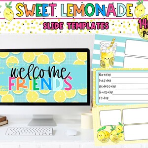 Lemon Theme Editable CLASSROOM DECOR Bundle | Elementary Classroom ...