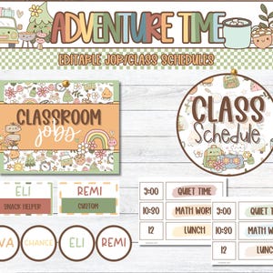Adventure Time Theme Editable CLASSROOM DECOR Bundle | Elementary ...