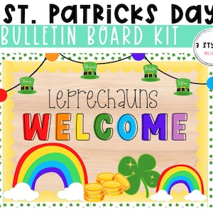 St. Patricks Printable Bulletin Kit. Leprechauns Welcome. Kindness St ...