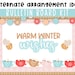 Hot Cocoa Bulletin Board Kit Warm Winter Wishes January Warm and Cozy ...