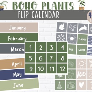 Boho Plants CLASSROOM DECOR Full Bundle Meet the Teacher | Shapes | Abc ...