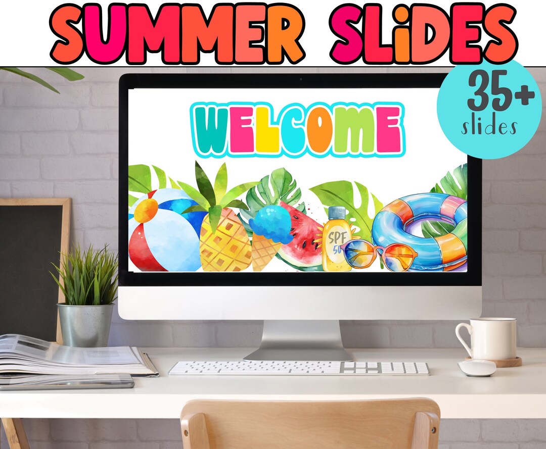Bright Summer Classroom Slides. Bright Rotation Slides, Editable Slide ...