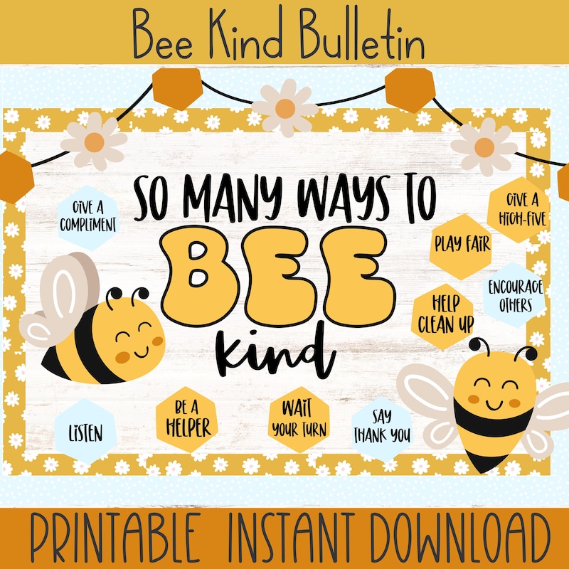 Bee Bulletin Board - Etsy