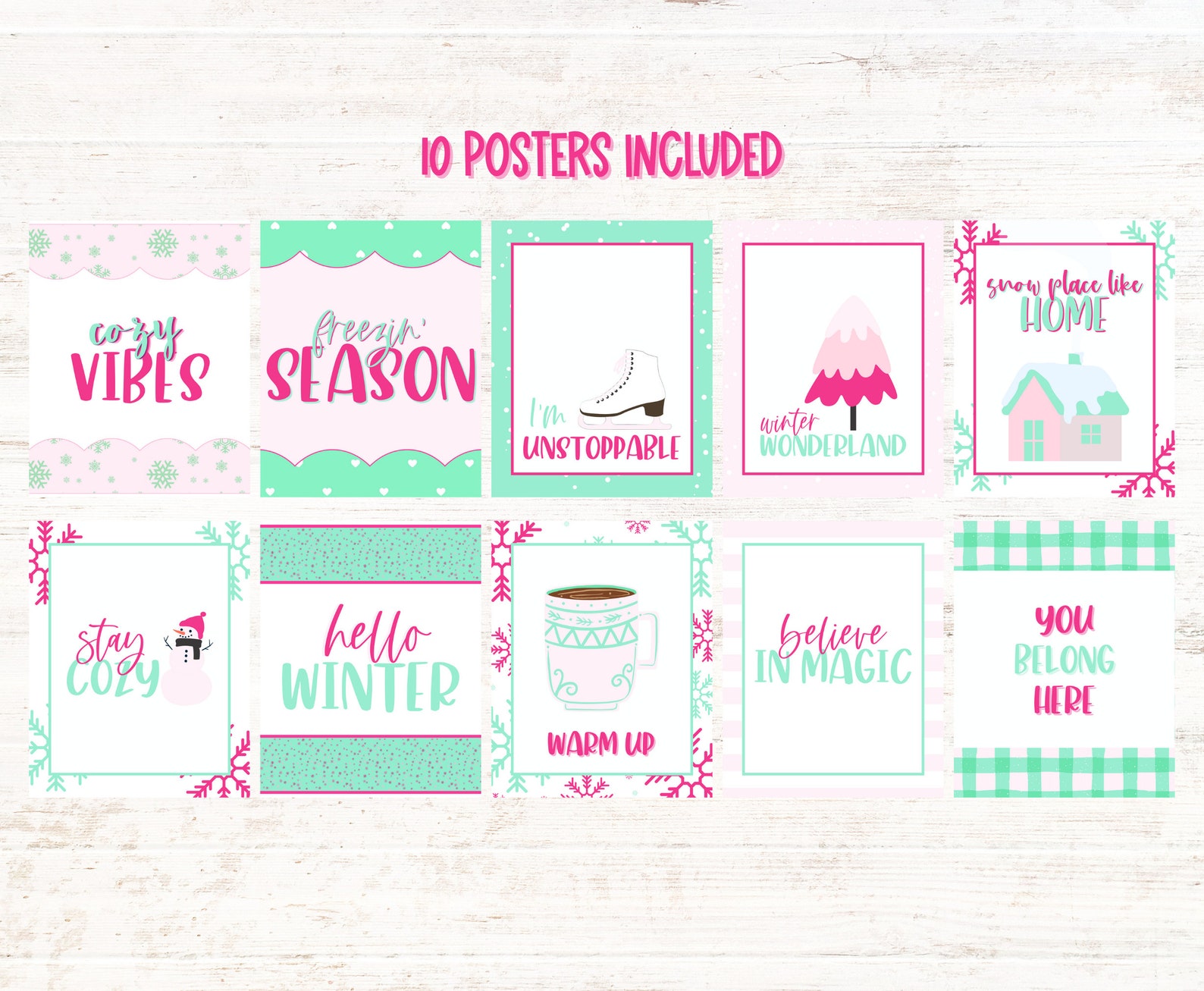 Winter Bulletin Board Kit Printable. Snowman Classroom Decor. January ...