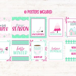 Winter Bulletin Board Kit Printable. Snowman Classroom Decor. January ...