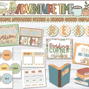 Adventure Time Theme Editable CLASSROOM DECOR Bundle | Elementary ...