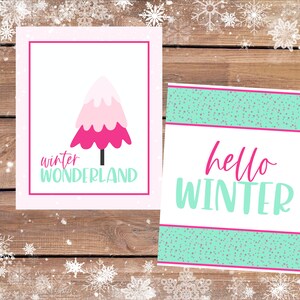 Winter Bulletin Board Kit Printable. Snowman Classroom Decor. January ...
