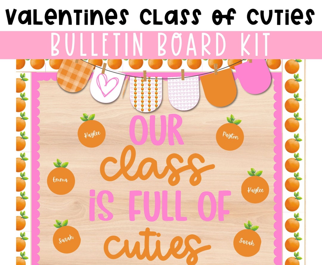 Cutie Editable Bulletin Board Kit Printable. Our Class is Full of ...