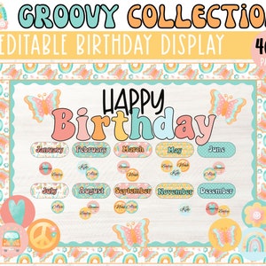 Groovy CLASSROOM DECOR Full Bundle Meet the Teacher | Shapes | Abc's ...