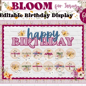 Christian Editable CLASSROOM DECOR Bundle | Elementary Classroom Decor ...