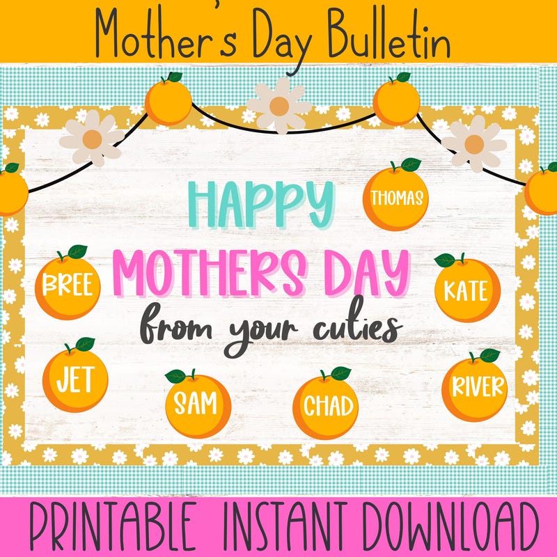 Mother Day Bulletin Board Ideas - Etsy