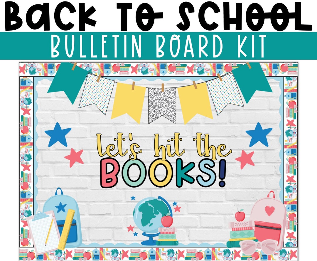 Back to School Bulletin Board Kit Back to School | Editable Bulletin ...