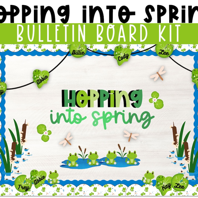 Frogs Bulletin Board - Etsy