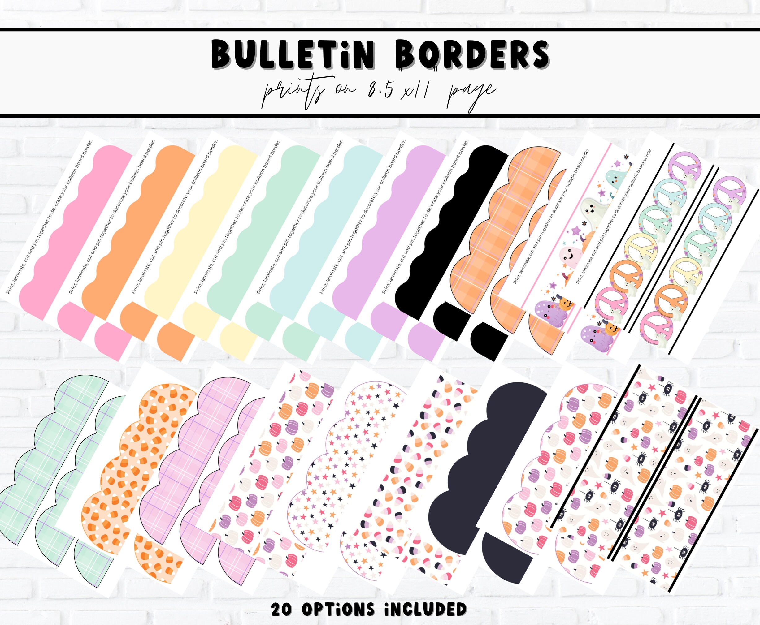 Spooky Season Retro Bulletin Board Kit | Retro Halloween Bulletin ...
