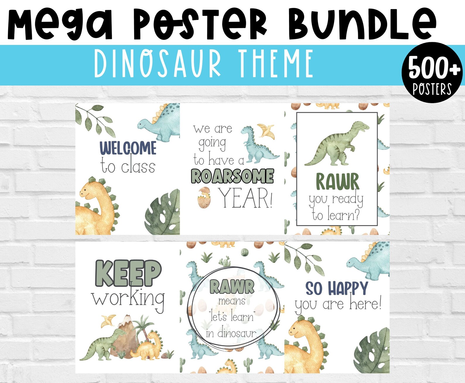 CLASSROOM Poster Bundle Educational CLASSROOM Decor Posters - Etsy