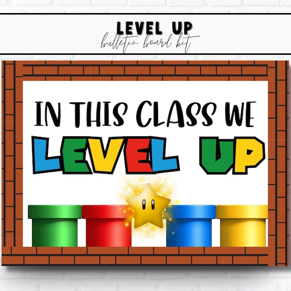 Super Mario Bulletin Board - Etsy