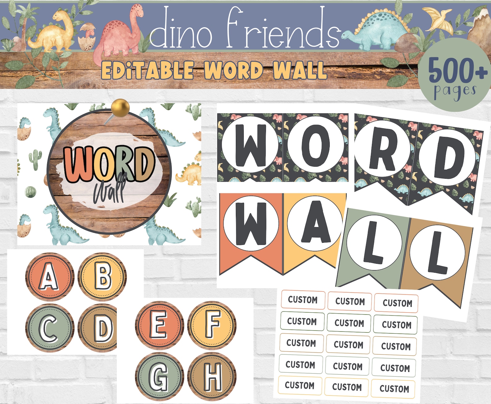 Dino-mite Classroom Decor Bundle: Roar Into Learning Fun With ...